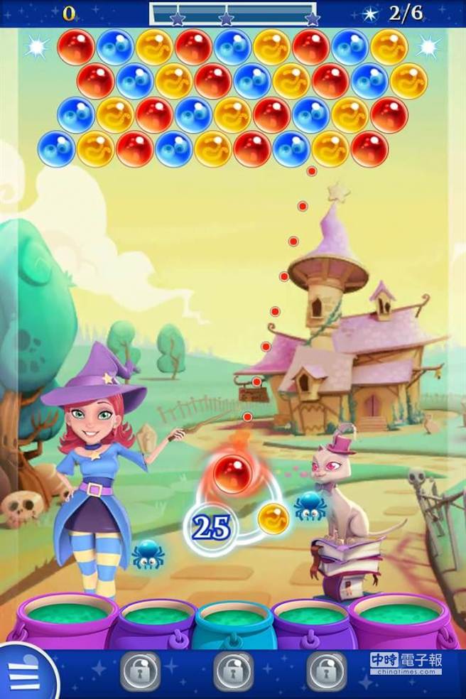 糖果消除玩膩了嗎？試試「Bubble Witch Saga 2」泡泡女巫吧！ - 科技 - app01