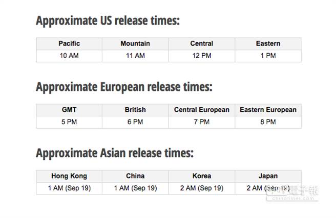 iOS 8正式版 台灣預計9／19可更新 - 科技 - 中時新聞網