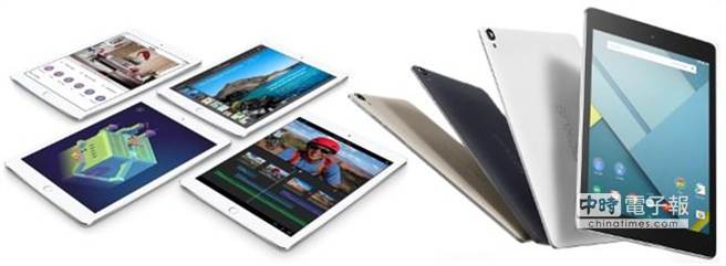 iPad Air 2、Google Nexus 9拿來比一比 - 科技 - app01