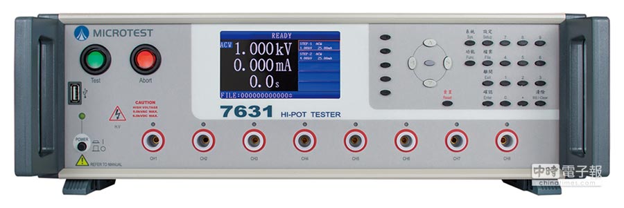 益和安規耐壓測試儀器 快速安全 - 產業特刊 - 工商時報