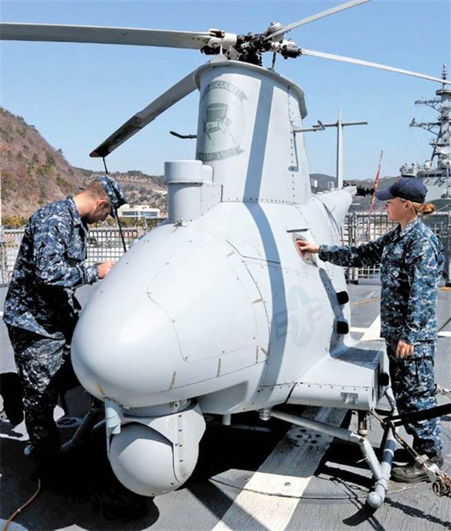 美海軍MQ-8C無人直升機達到初始作戰能力 - 軍事 - 中時新聞網
