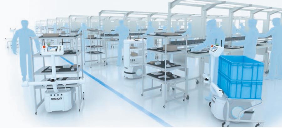 搬運好輕鬆 鑫達代理OMRON AIV移動機器人 - 產業特刊 - 工商時報