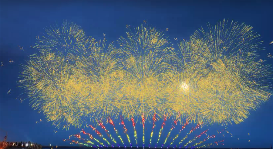 超美！2019國慶動畫煙火試放出爐 - 生活 - 中時電子報