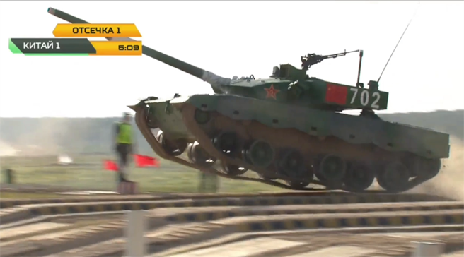 俄國際軍事賽 陸96B戰車成績佳卻小糗 - 軍事 - 中時新聞網