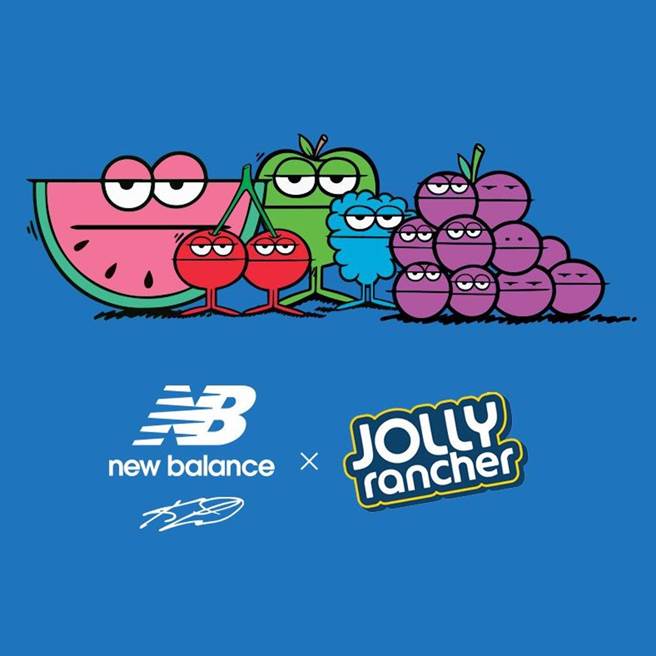 NBA 巨星也搶穿 New Balance與軟糖品牌Jolly Rancher的童趣之作 - 生活 - 中時新聞網
