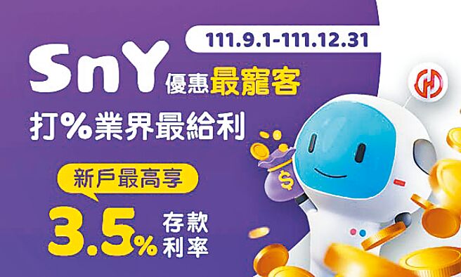 華銀SnY優惠最寵客 業界最給利 - 產業特刊 - 工商時報
