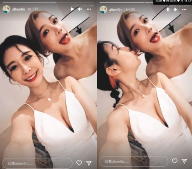 Albee超兇伴娘服太犯規 解放深V事業線全場最辣 - 娛樂 - 中時新聞網