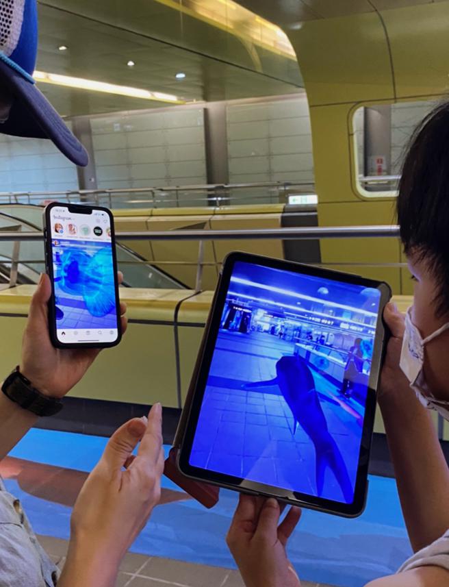 打造捷運站內魔幻秘境「AR STATION」 掃QR code即可進入虛幻空間 - 生活 - 中時