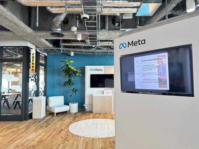 遠距成新常態 Meta日本辦公室變身藝術社交空間 - 國際 - 中央社