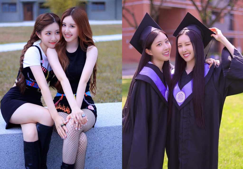 「最美雙胞胎」 清大畢業曬絕美學士照 舞蹈實力曾被BTS認證 - 娛樂 - 中時新聞網