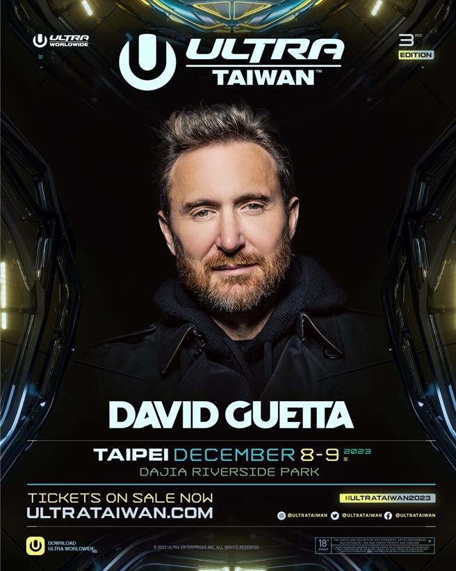 David Guetta重返「世界百大DJ冠軍」 首場巡演獻給Ultra Taiwan - 娛樂 - 中時