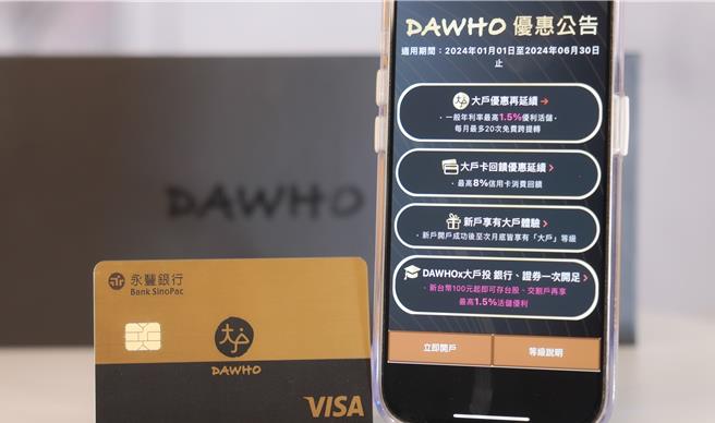 永豐DAWHO沒改惡 活儲利率明年仍掛1.5％ - 財經 - 中時