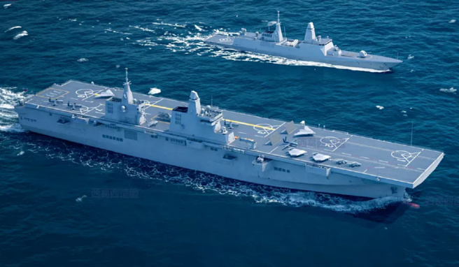 直言共軍076型威脅「遠超傳統兩棲攻擊艦」 軍事粉專揭性能：國軍應考慮1事 - 政治 - 中時新聞網
