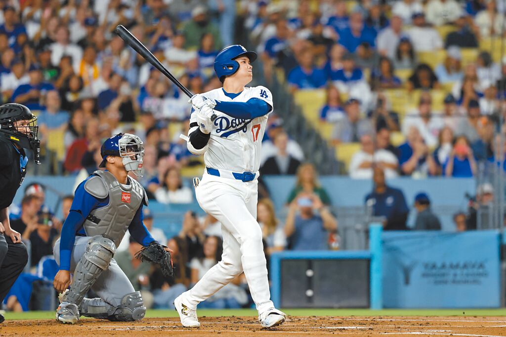 MLB》47轟報到 48盜跟進 大谷進逼50／50 - 運動天地 - 中國時報