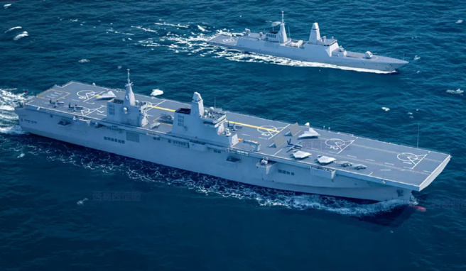 陸076型兩棲艦有望成世界戰力最強 前海軍艦長解析性能 - 政治 - 中時新聞網