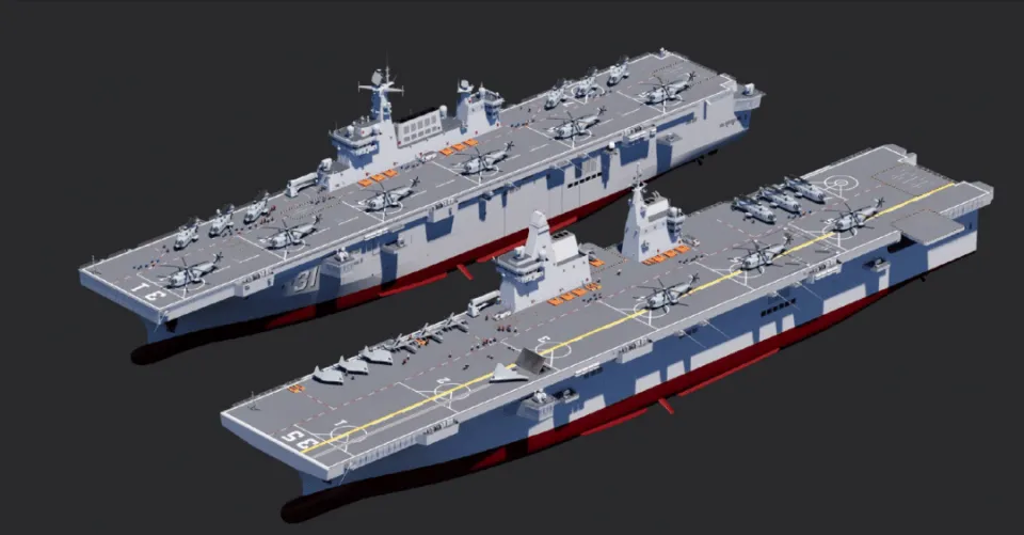 陸076兩棲攻擊艦首艦即將下水 排水量5萬噸搭載電磁彈射器 - 兩岸 - 中時新聞網