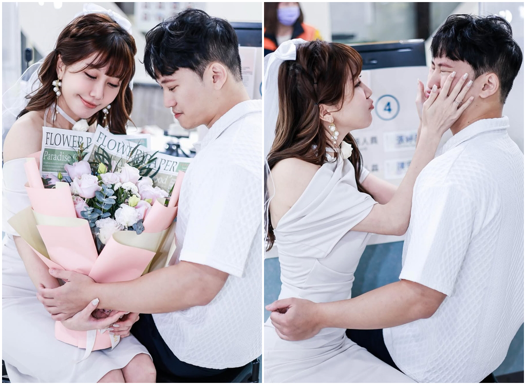 Joeman舊愛結婚！8度低溫「穿短袖登記」 Niya甜喊：叫我傅太太 - 綜合星聞 - 中時新聞網