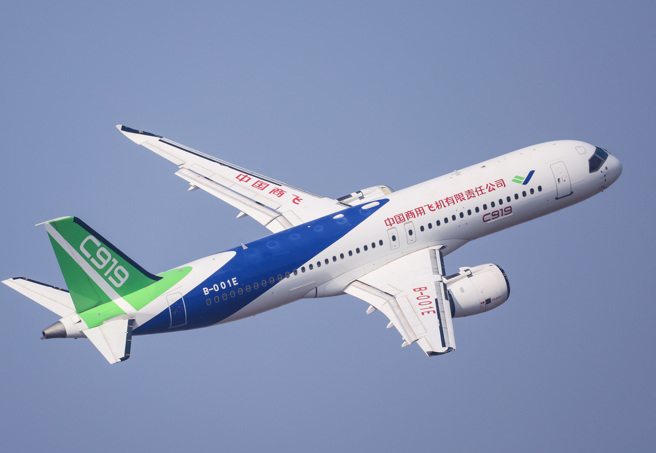 C919預計9月可獲歐盟認證 中國商飛加速量產2029年可達200架 - 兩岸 - 中時新聞網