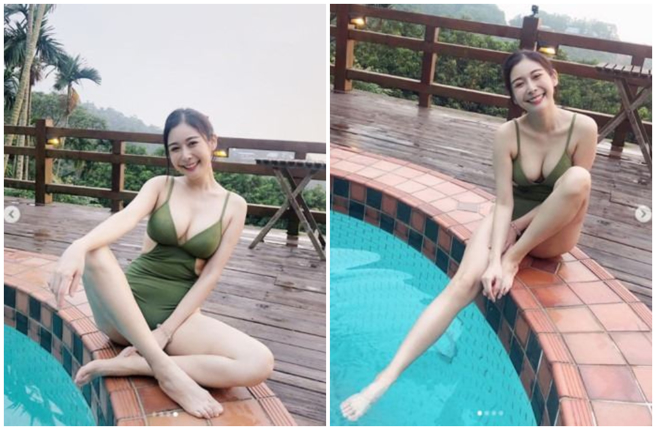 Albee深V泳裝遭疑「C級上圍露點」被看光 親公開驚人真相 - 娛樂 - 中時新聞網