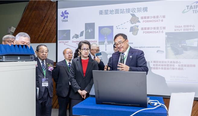 出席B5G通訊培育基地 蕭美琴期許打造太空科技國家隊 - 政治 - 中時